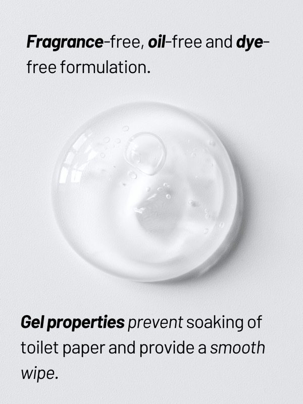 TOILET PAPER GEL - Give yourself a cheeky clean