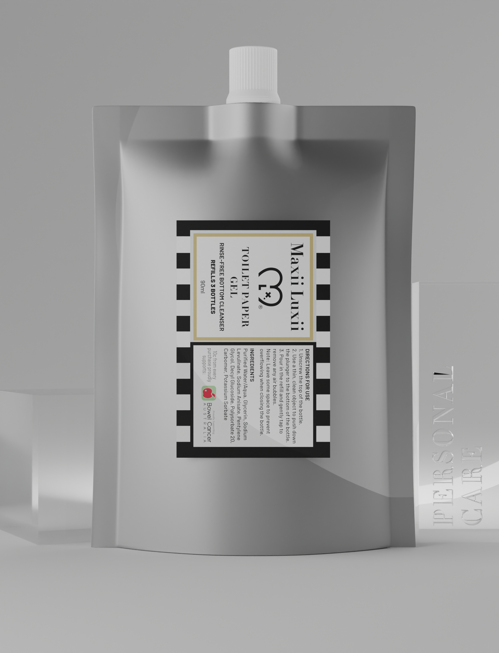 TOILET PAPER GEL - Give yourself a cheeky clean